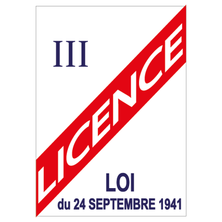 Licence 3 Sticker - A Vos Panneaux Signalétique et Textiles